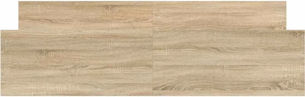 Rám postele s hlavovým a nožním čelem dub sonoma 180 x 200 cm 3203770