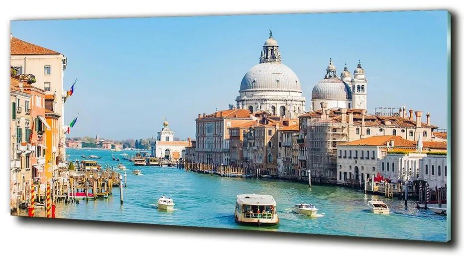 Wallmuralia Foto obraz fotografie na skle Benátky Itálie 125x50 cm
