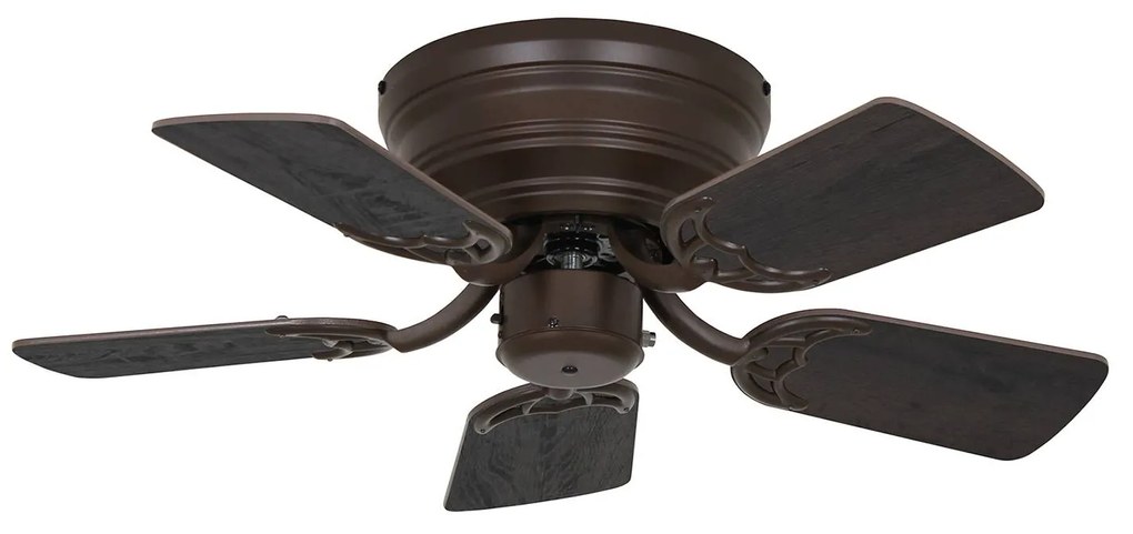 Stropní ventilátor Classic Flat III bronze Ø 75 cm