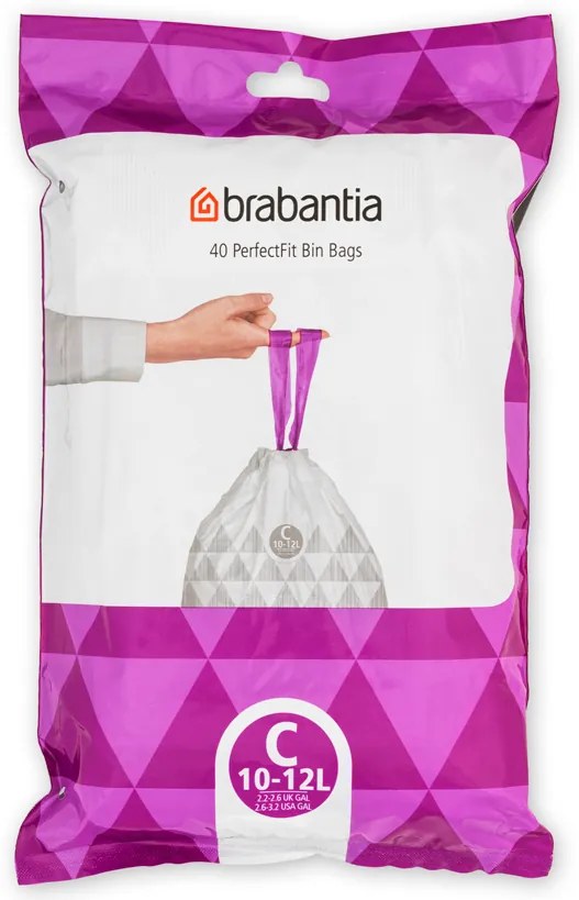 Brabantia Sáčky do odpadkového koše C 12L/40ks