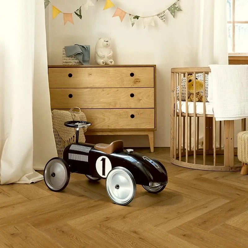 Vinylová podlaha Objectflor Expona Domestic 5872 Golden Valley Oak Parquet 3,34 m²
