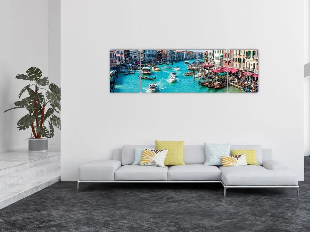 Obraz - Canal Grande, Benátky, Itálie (170x50 cm)