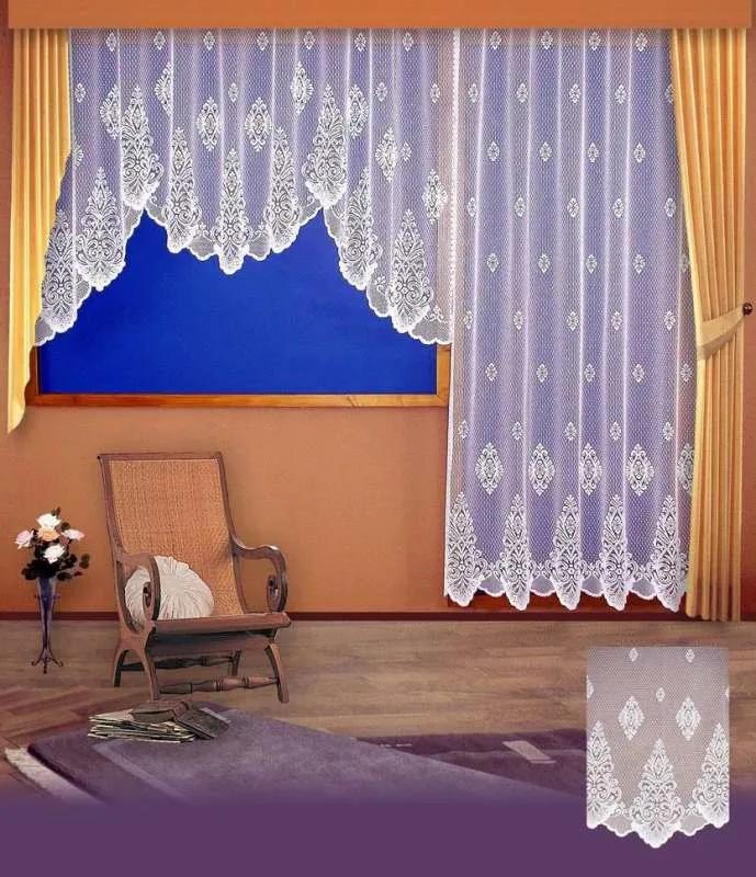 Hotová (kusová) žakárová záclona 240 x 150 cm (šířka x výška) – okno