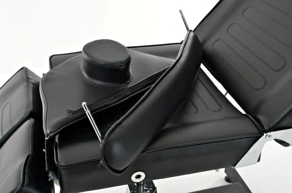 Hydraulické kosmetické lehátko Split – černá