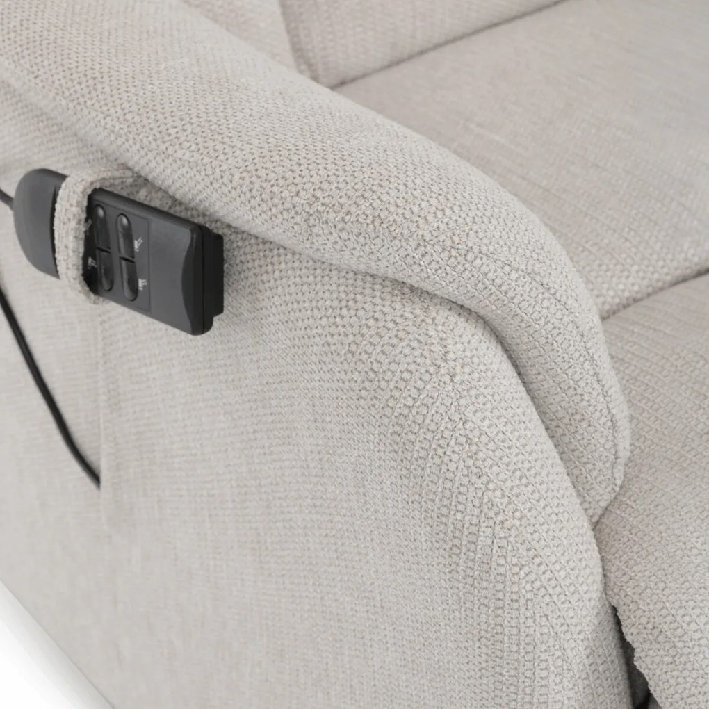 Autronic Polohovací křeslo s elektrickým ovládáním TV-L8963 Barva potahu: Tmavě šedá