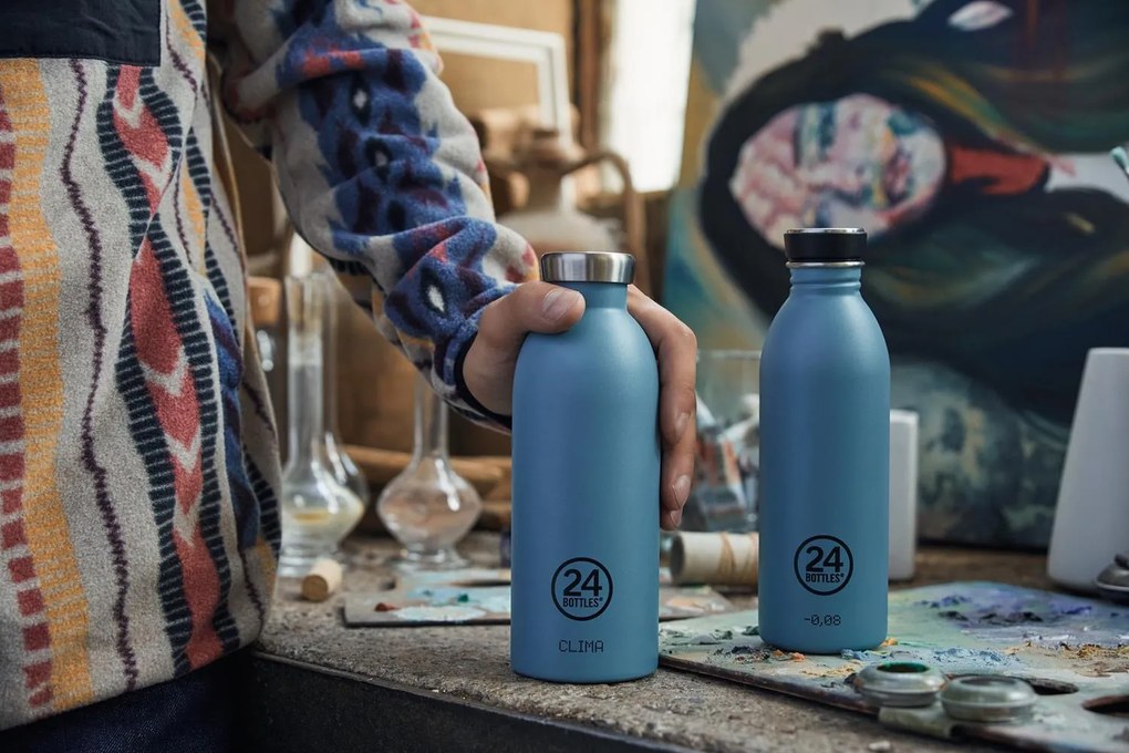 Láhev na vodu Urban Bottle Earth 500 ml nebově modrá