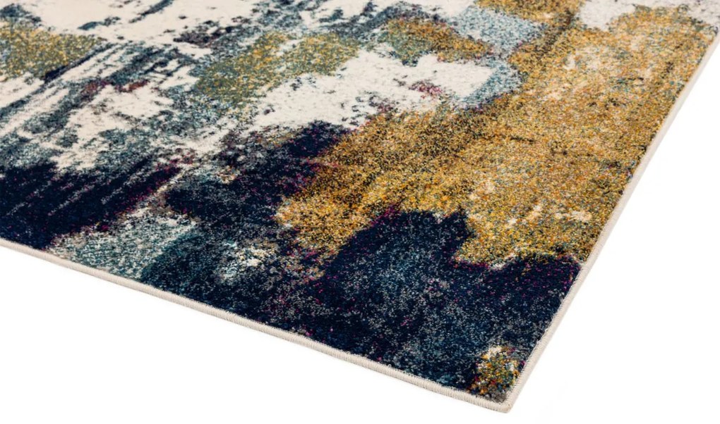 Barevný koberec Dinamo Abstract Mustard Rozměry: 200x290 cm