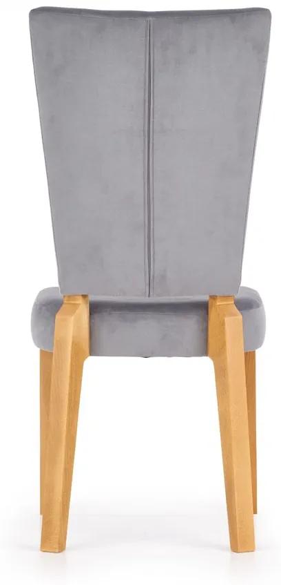 Halmar Jídelní židle ROIS, medový dub/krémová