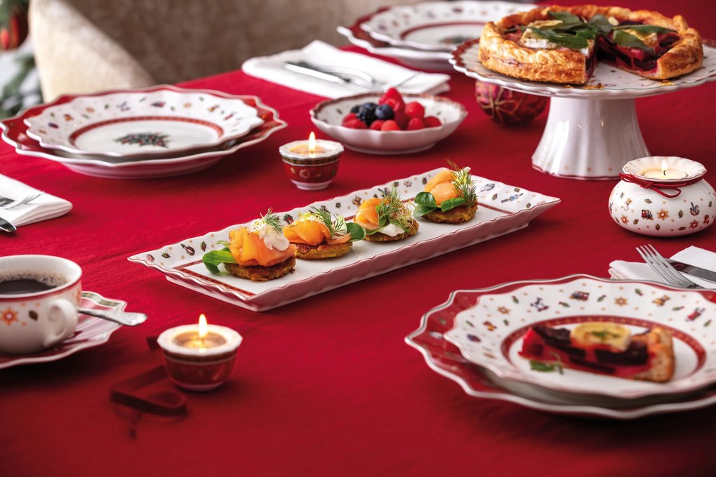Villeroy&Boch Villeroy & Boch Toy's Delight svícen na čajovou svíčku, červený 4 cm