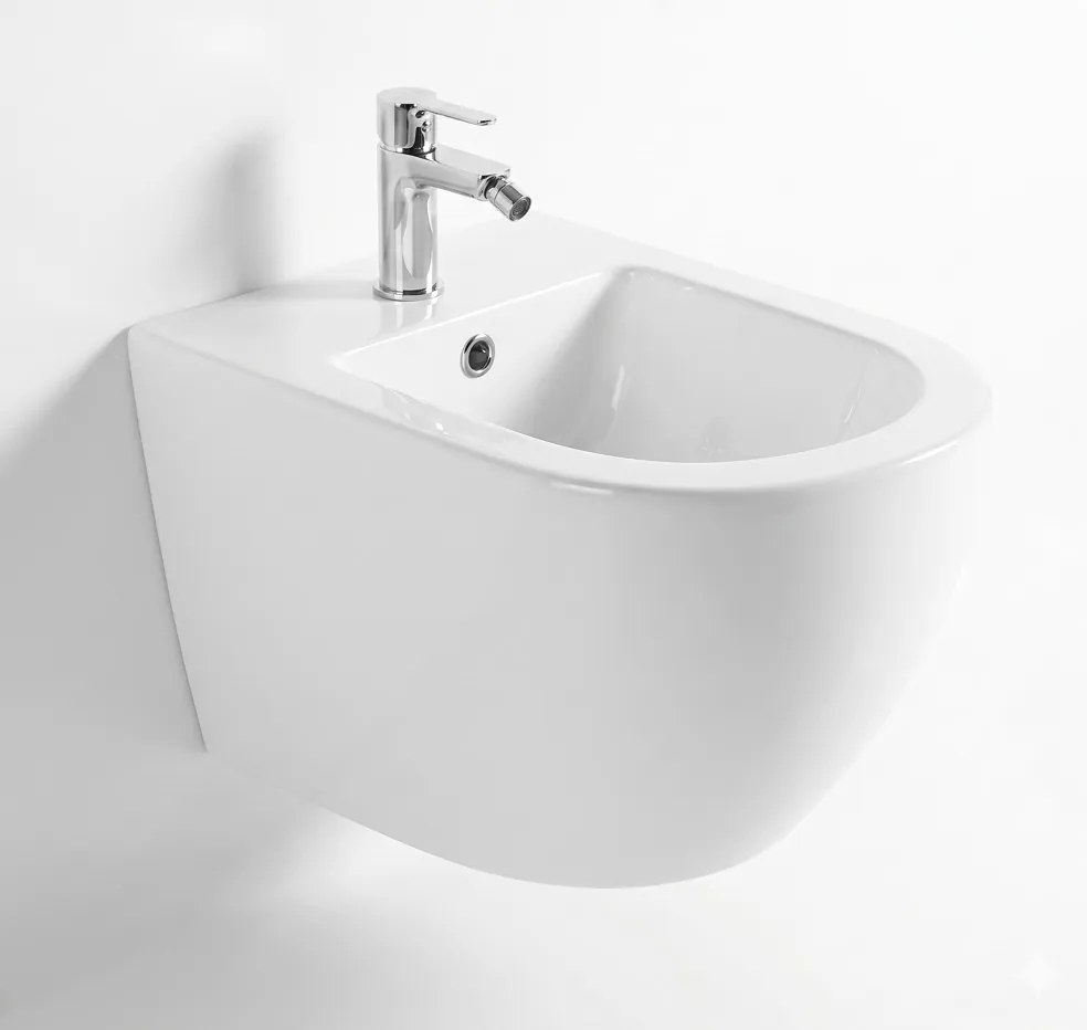 Erga Lily, závěsný bidet 490x360x320 mm, bílá lesklá, ERG-V03-LILY-BD-WH