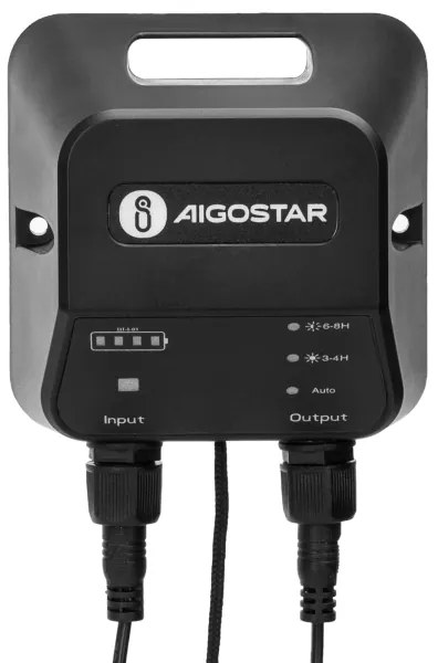 Aigostar - LED Solární lustr 2xLED/35W/12V 6000 mAh 6500K pr. 15 cm