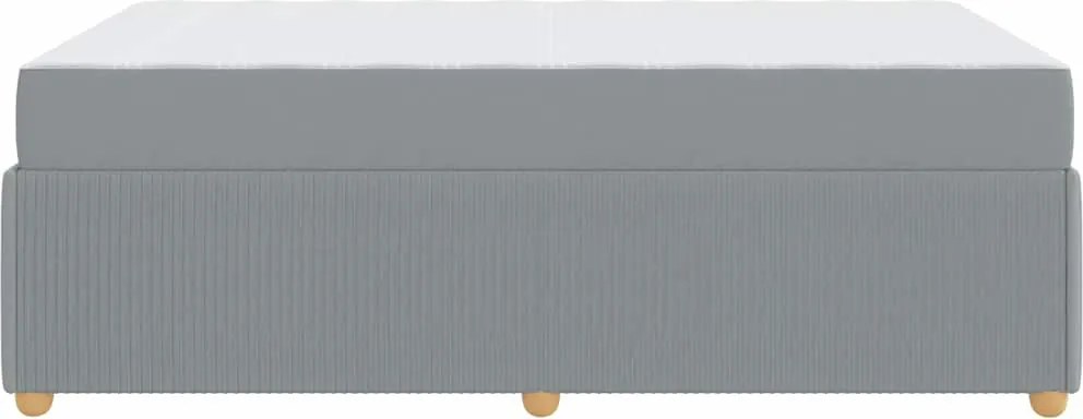 Rám postele Světle šedá 120 x 190 cm textil 3398366