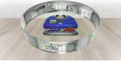 Dyson 360 Vis Nav modrá / Robotický vysavač / WiFi / Hepa