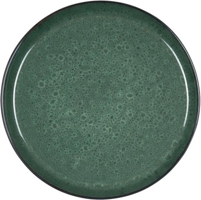Mělký talíř 27 cm Black/Green | černá
