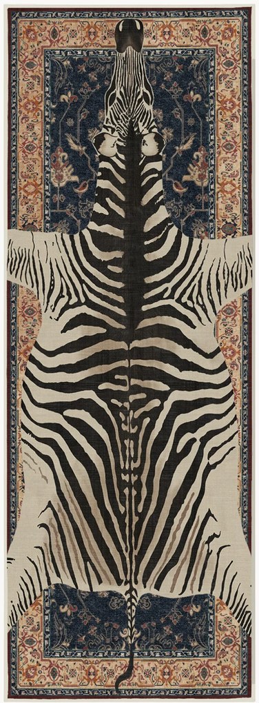 Omyvatelný běhoun's nízkým vlasem Safari by Iris Apfel