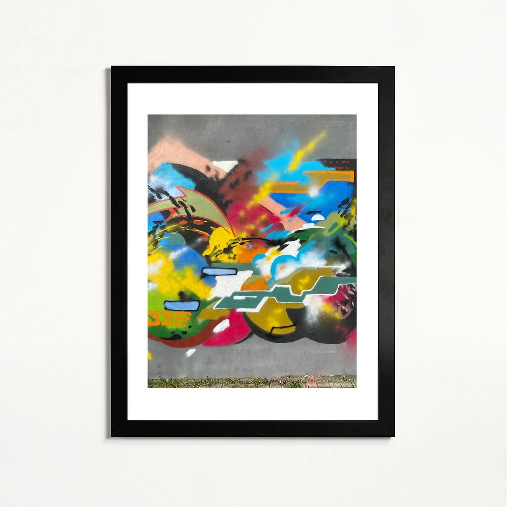Yudoe 06 | Letter W Rám: Bílý, Velikost: 70 x 50 cm