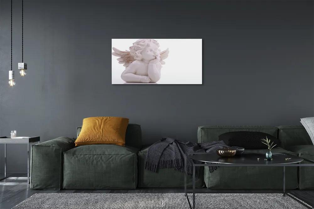 Obrazy na plátně ležící anděl 100x50 cm