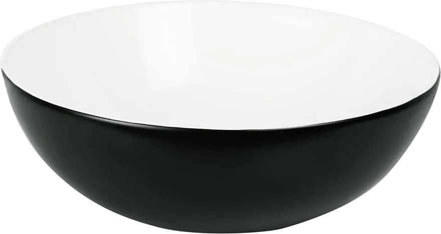 Novoterm Keramické umyvadlo na desku NV-KR-301 BW (ø 40 cm)
