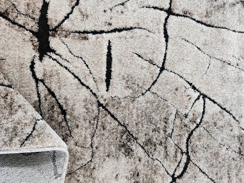 BE Koberec Miami 129 BEIGE - béžový oválný Rozměr: 120x180 cm