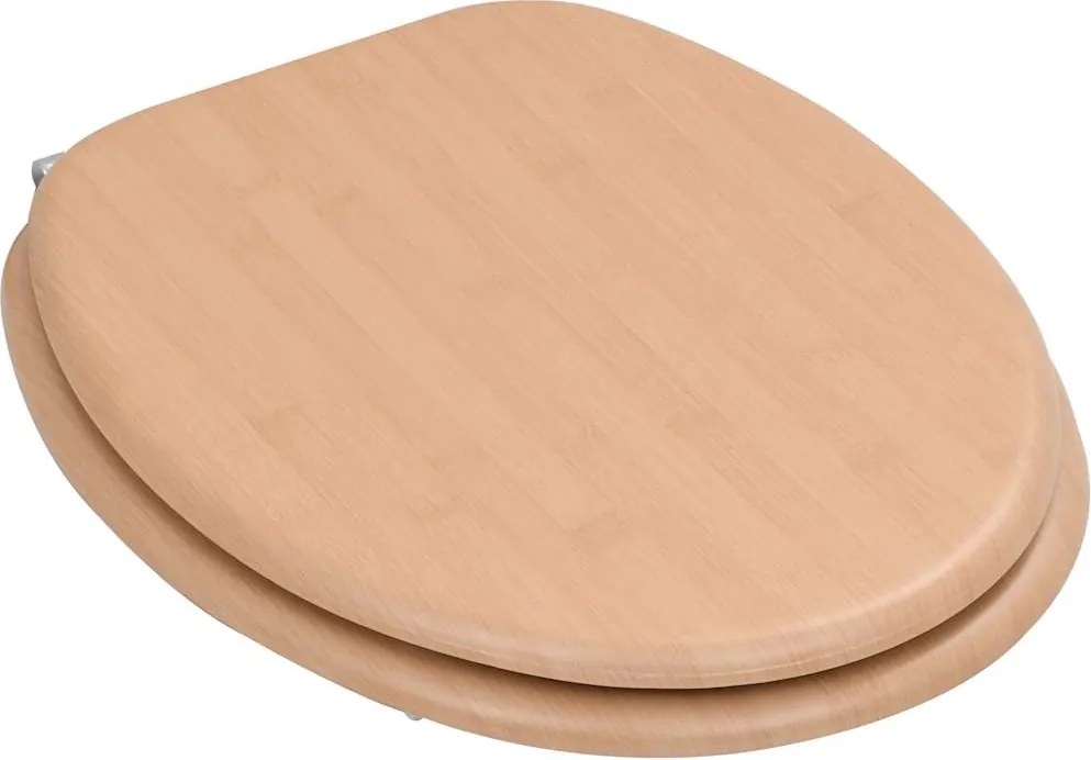 WC sedátko s víkem MDF motiv bambusu 143927