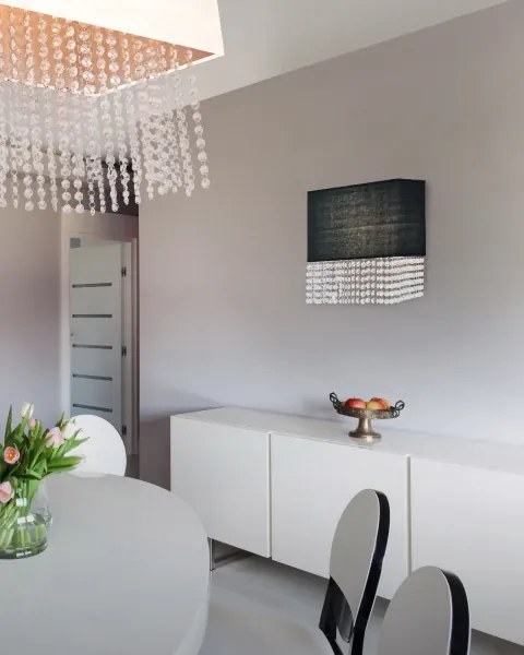 Designové nástěnné svítidlo Glamour černé