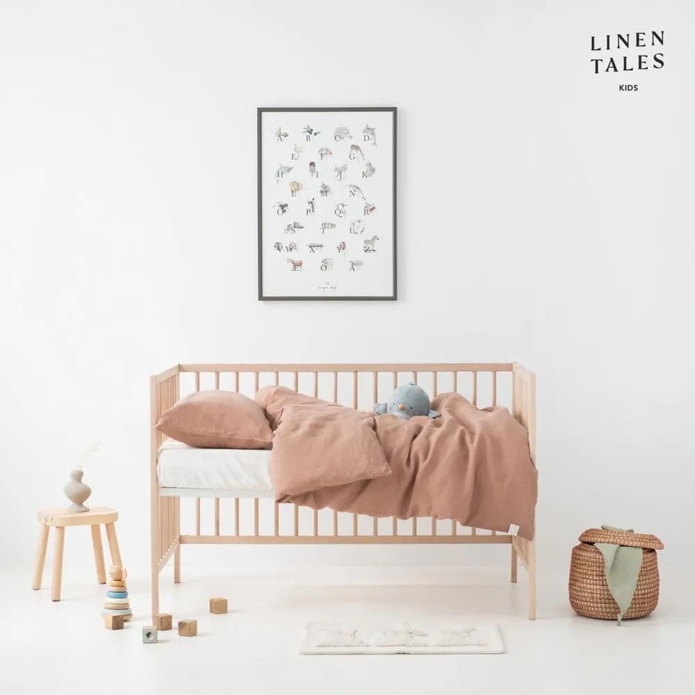 Lněné dětské povlečení na jednolůžko 140x200 cm – Linen Tales