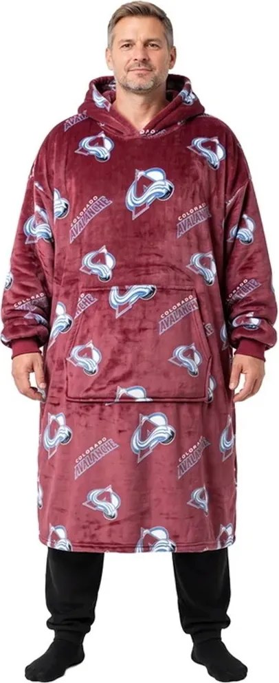 Mikinová televizní deka NHL Colorado Avalanche - vel. XL