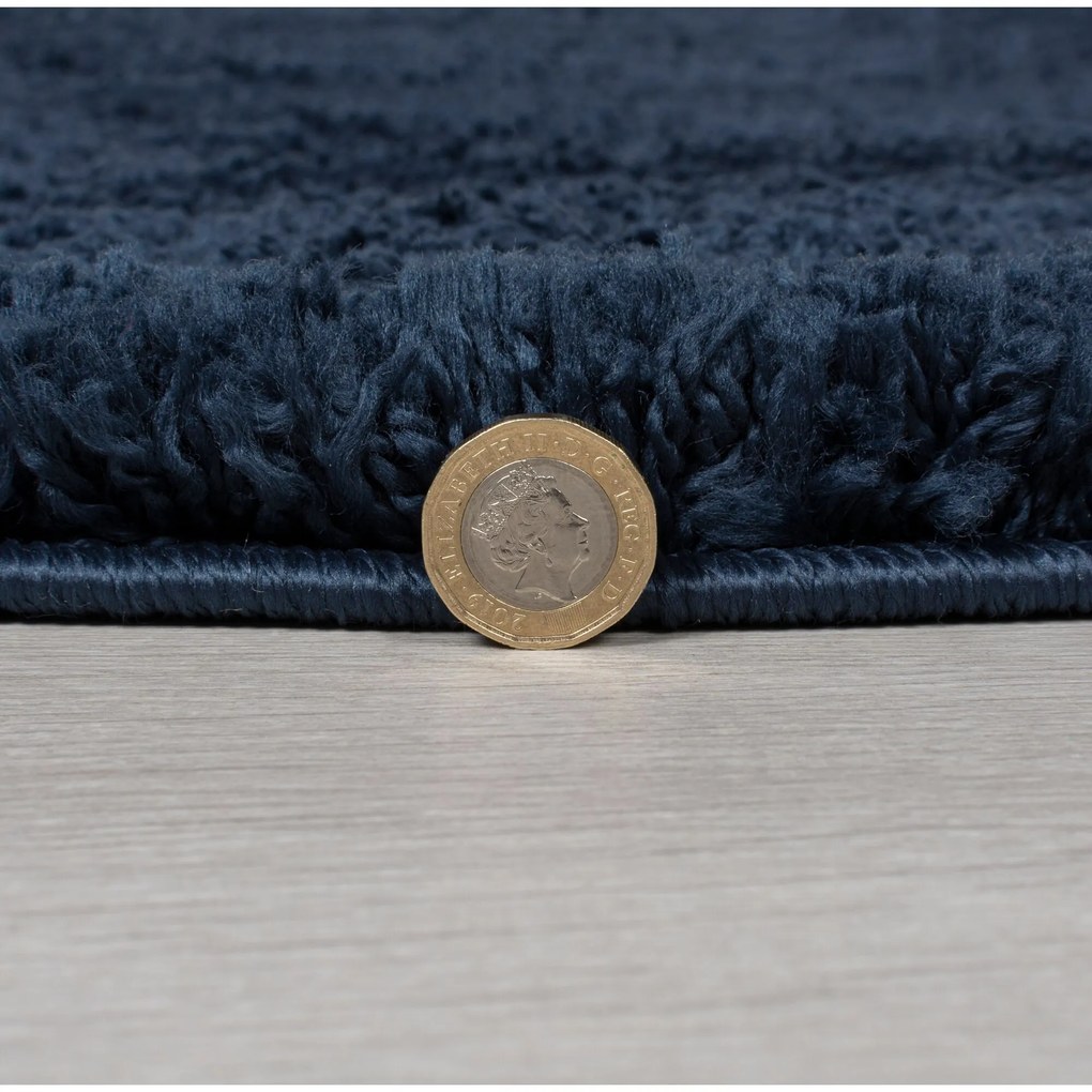 Flair Rugs koberce Kusový koberec Shaggy Teddy Navy Rozměry koberců: 80x150