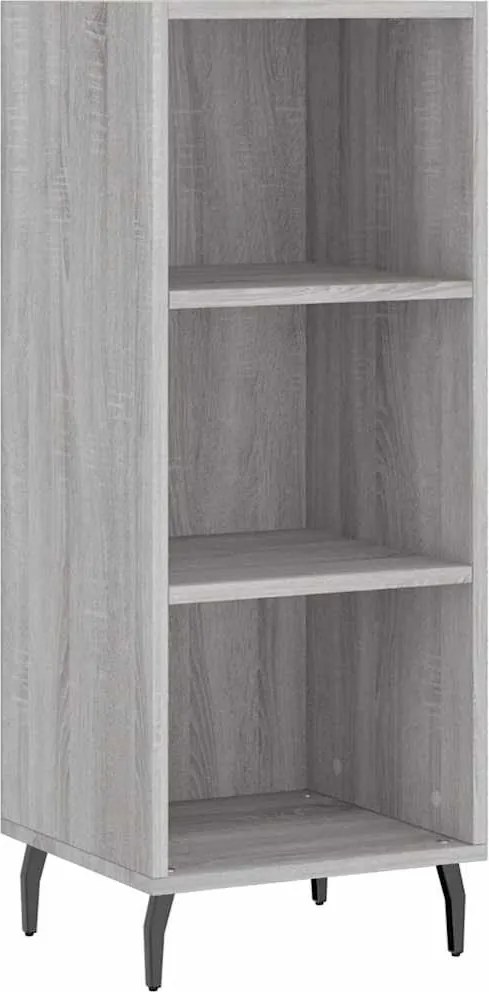 Skříň highboard šedá sonoma 34,5 x 34 x 180 cm kompozitní dřevo 3200343