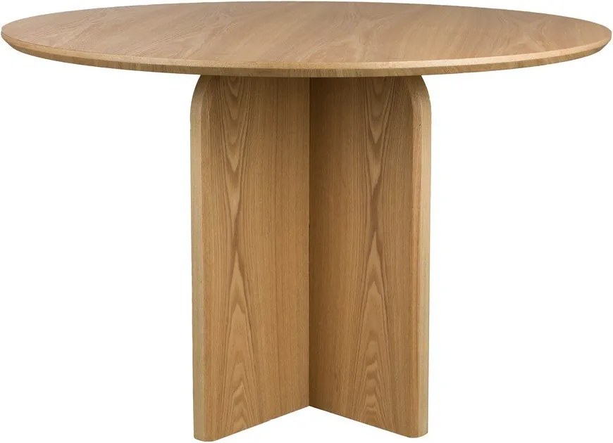 Kulatý jídelní stůl v dekoru dubu ø 120 cm Laurent – White Label