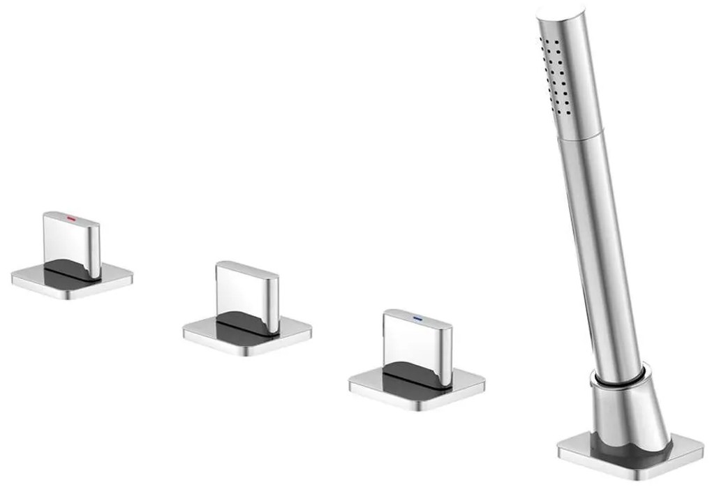 Steinberg 230 - Baterie na okraj vany, 4-otvorová instalace, chrom 230 2480