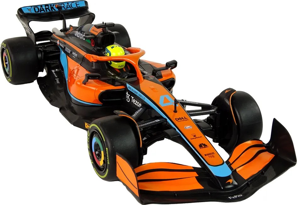 Rastar Závodní auto McLaren F1 s dálkovým ovládáním RC Rastar, oranžové, měřítko 1:12