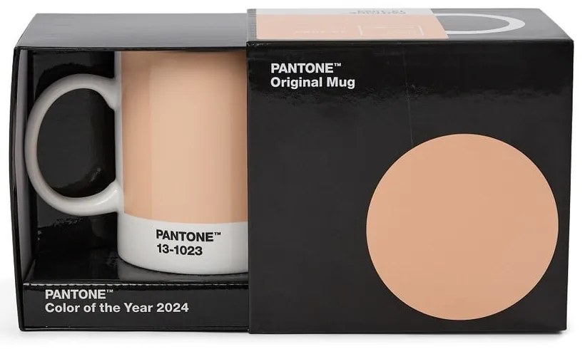 Broskvový porcelánový hrnek 375 ml Peach Fuzz 13-1023 – Pantone