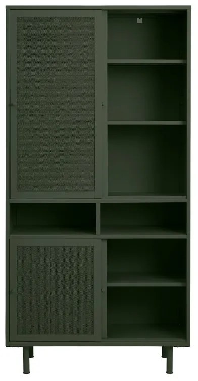 Designová skříňka Taiyanna 180 cm olivovo-zelená