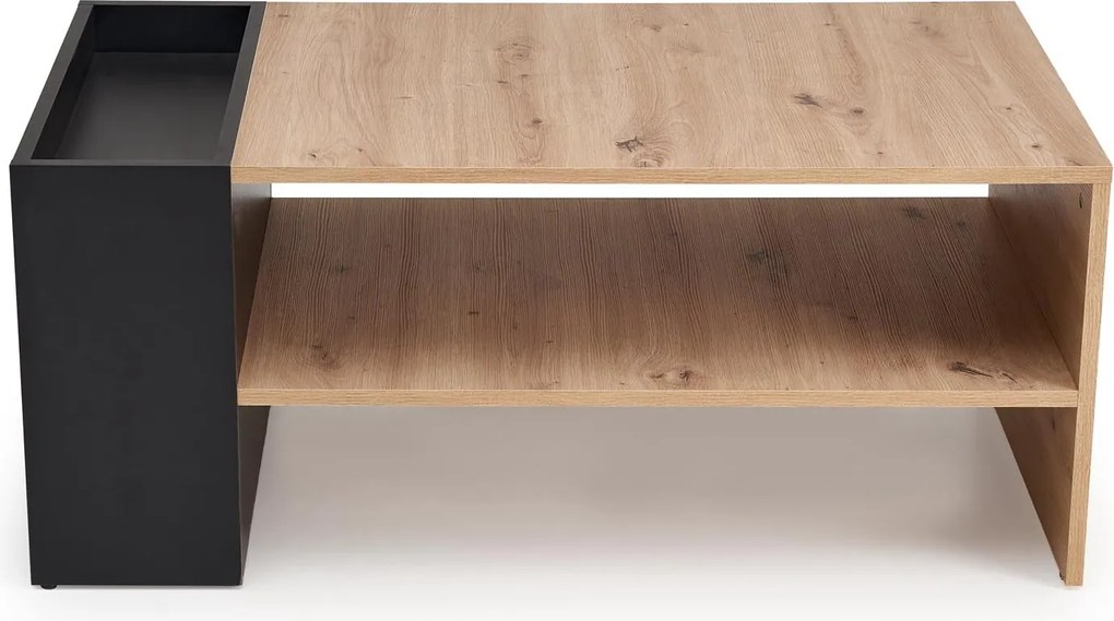 Konferenční stolek MURCIA 100 cm dub artisan/černý