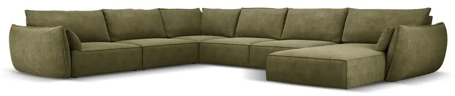 Zelená rohová pohovka (levý roh) Vanda – Mazzini Sofas