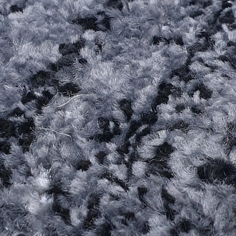 Spoltex, Kusový koberec Florida New 308-72 grey/black, 80x150, šedá, chodba / předsíň