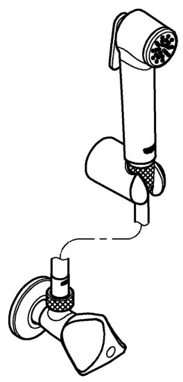 GROHE 27514001 - Ruční bidetová sprcha TEMPESTA-F TRIGGER SPRAY 30 36 mm chrom