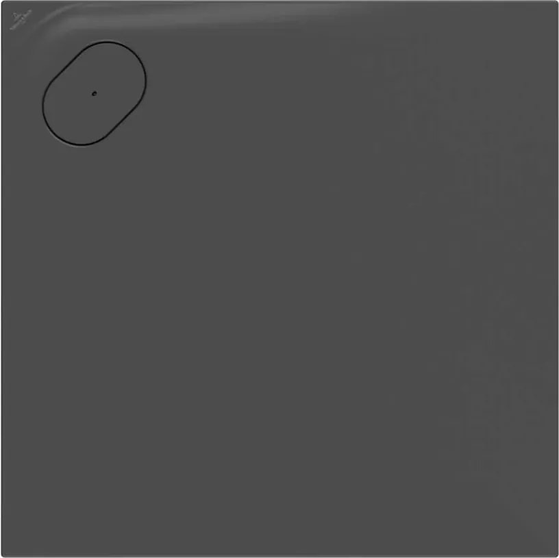 Villeroy & Boch Ecora - Sprchová vanička, 90x90 cm, Antracit UDA9090ERA1CV-1S