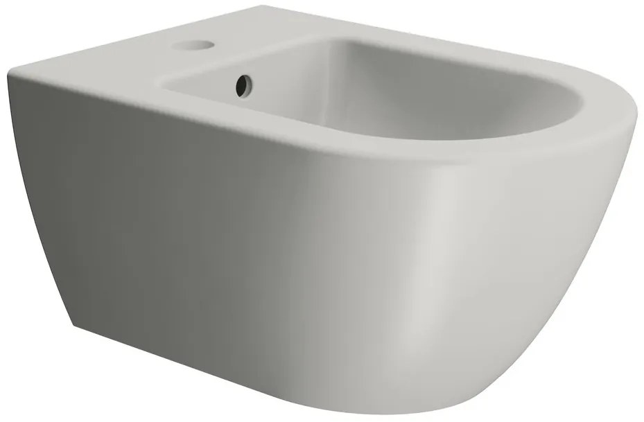 GSI PURA bidet závěsný, 36x55cm, cenere mat - 8865117