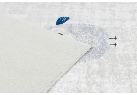 Dywany Luszczow Dětský kusový koberec BAMBINO 1161 pratelný Sovy, protiskluz, šedá Rozměr koberce: 120 x 170 cm