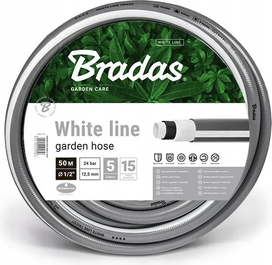 Zahradní hadice 20m, 1/2" White Line BR-WWL1/220