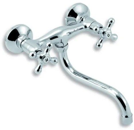 Novaservis Titania Retro II dřezová baterie s otočným ramínkem 150 mm chrom 99170/t.0 99170T.0