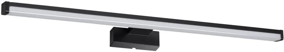 Sapho, ASTEN LED nástěnné svítidlo 12W, 600x42x110mm, černá matná, 26684
