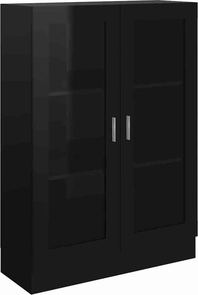 vidaXL Vitrína 82,5 x 30,5 x 115 cm kompozitní dřevo [802755] Barva: dub sonoma