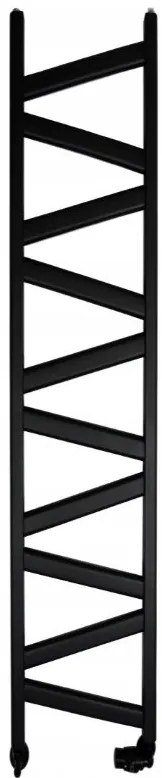 Regnis Kalipso MIX, Topné těleso 440x1600mm, 595W, černá matná, MK160/40/BLACK
