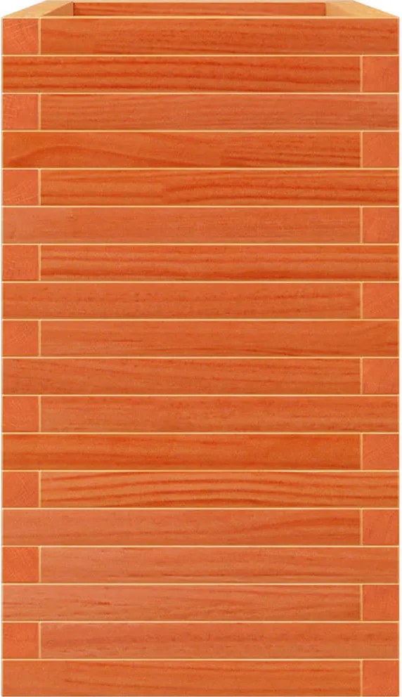 Zahradní truhlík voskově hnědý 70x40x68,5 cm masivní borovice 3282486