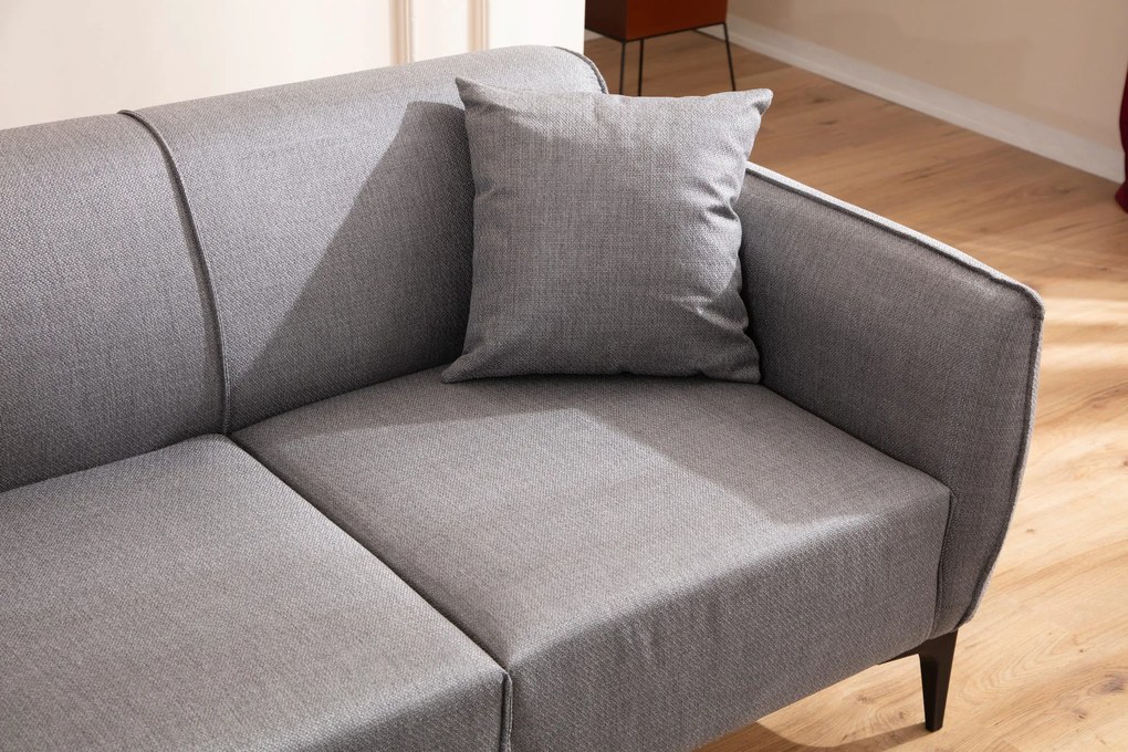 Hanah Home Dvoumístná pohovka BELISSIMO světle šedá 180 cm 560ARE1532
