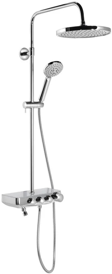 Aqualine Aqualine, FARRAO sprchový sloup s baterií a napouštěním, chrom, SL450