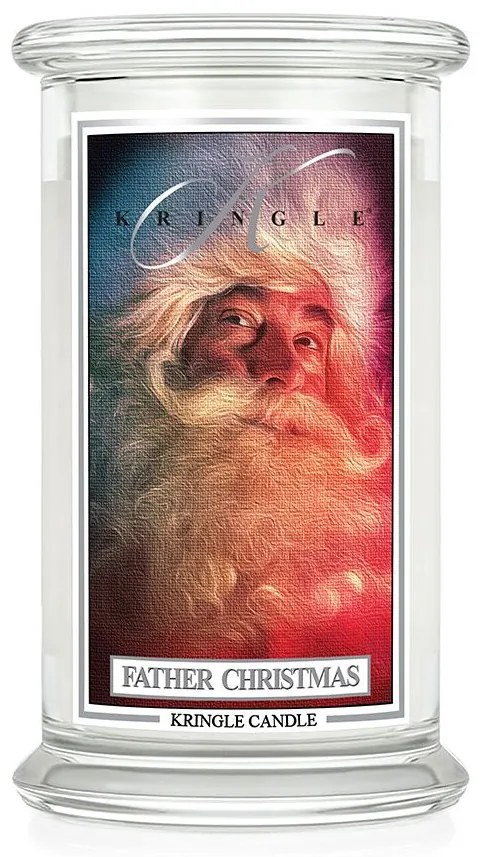 Kringle Candle svíčka Father Christmas (sójový vosk), 623 g